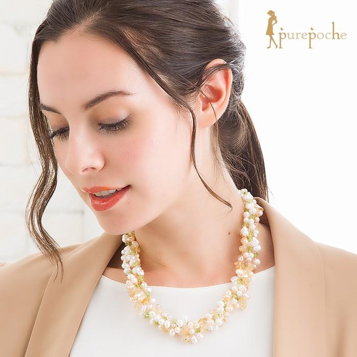 母の日 2024 ギフト ネックレス ロング セット 二連 クリッカー ショートナー 淡水パール ペリドット シトリン :01n-0h162-y50:purepoche - 通販 ...