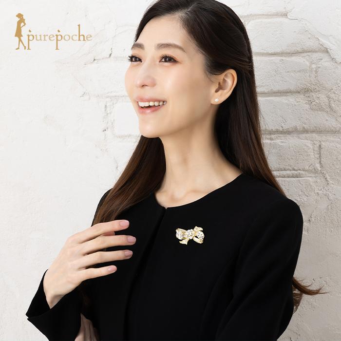 ブローチ マグネットブローチ リボン : purepoche - 通販 - Yahoo!ショッピング