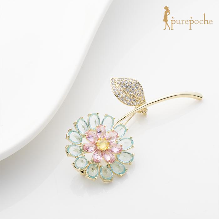 ブローチ 花 淡い : purepoche - 通販 - Yahoo!ショッピング