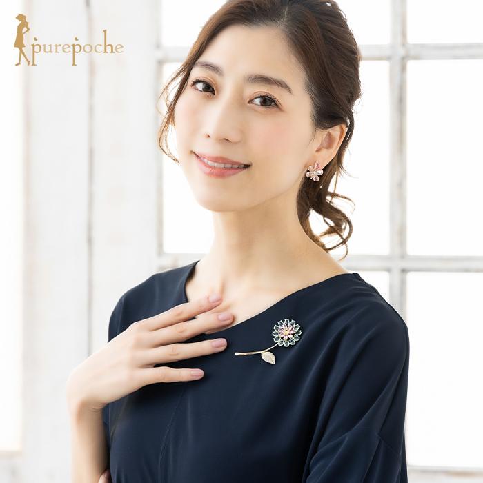 ブローチ 花 淡い : purepoche - 通販 - Yahoo!ショッピング