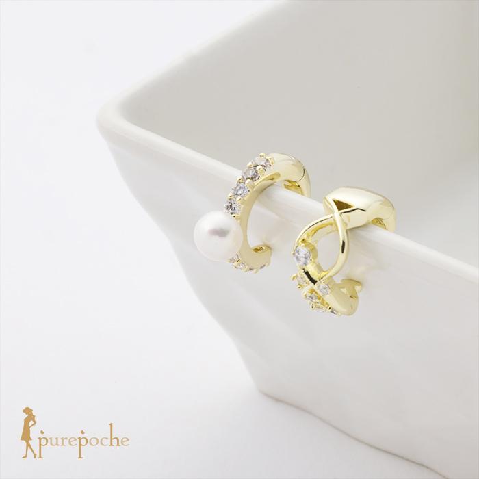 イヤーカフ キュービックジルコニア 2個セット エレガント : 532-fm017-724 : purepoche - 通販 - Yahoo!ショッピング