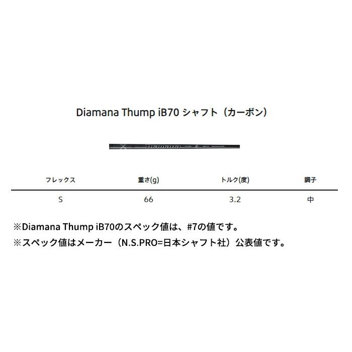 【カスタムオーダー】【レフティー（左用）】ブリヂストンゴルフ 242CB+ アイアン 5本セット （#6〜9、PW）Diamana Thump ...