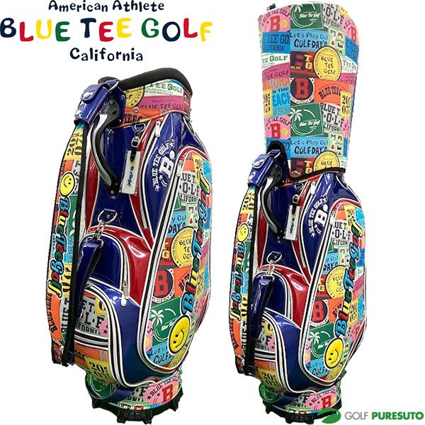 BLUE TEE GOLF ブルーティーゴルフ 9.0型 ワッペン柄 キャディーバッグ CB-024 BTG-CB024 ゴルフバッグ カート ...