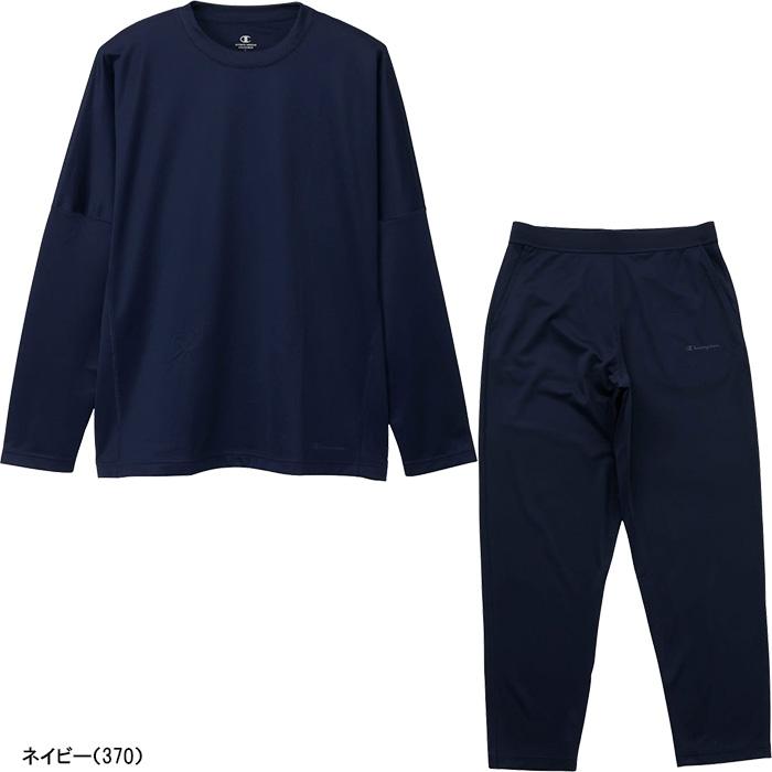 チャンピオン Champion セットアップ 上下セット リカバリーウェア ロングスリーブTシャツ 長袖 シャツ ロングパンツ メンズ C3-CS490／C3-CS290 スポーツ レジャー ランニング ヨガ ダンス ジム トレーニング 2025年秋冬モデル 秋冬ウェア 25FW Champion（チャンピオン） セットアップ 上下セット リカバリーウェア