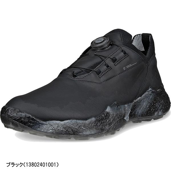 ecco エコー ゴルフシューズ レザーウォータープルーフ ボア メンズ 13802401001／13802401007 ECCO GOLF biom h5 hybrid スパイクレス 3E ...