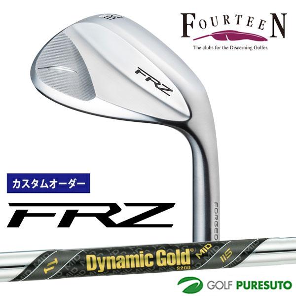 【カスタムオーダー】フォーティーン FRZ ウェッジ パールサテン仕上げ Dynamic Gold MID 115 スチールシャフト フォーティーンオリジナルグリップ【 Kag 】 : frt ...