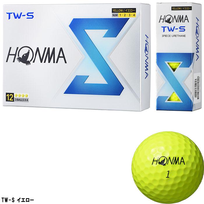 本間ゴルフ TW-X／TW-S ゴルフボール BTQ2402／BTQ2403 2024年モデル 3ダースセット（36球） HONMA GOLF :honma-twx20243dz:ゴルフ ...