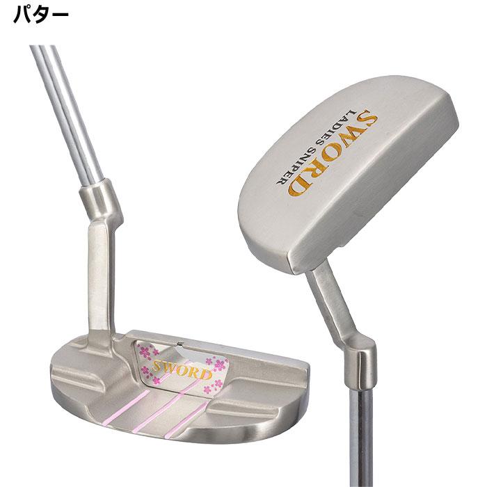 【レディース】カタナ ゴルフ SWORD LADIES SNIPER クラブセット 2024年 10本セット（1W、5W、UT、7I、8I、9I、PW、AW、SW、Pt）+キャディバッグ ...