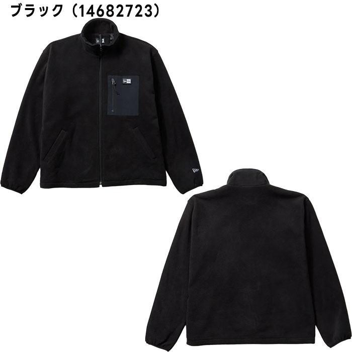 NEW ERA（ニューエラ） フリースジャケット ボックスロゴ ウーブン