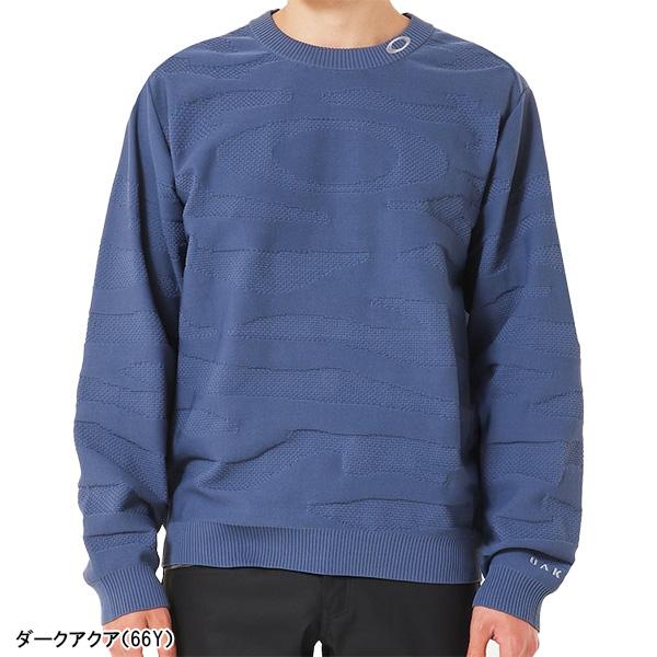 OAKLEY（オークリー） 長袖 クルーネック セーター カモジャガード