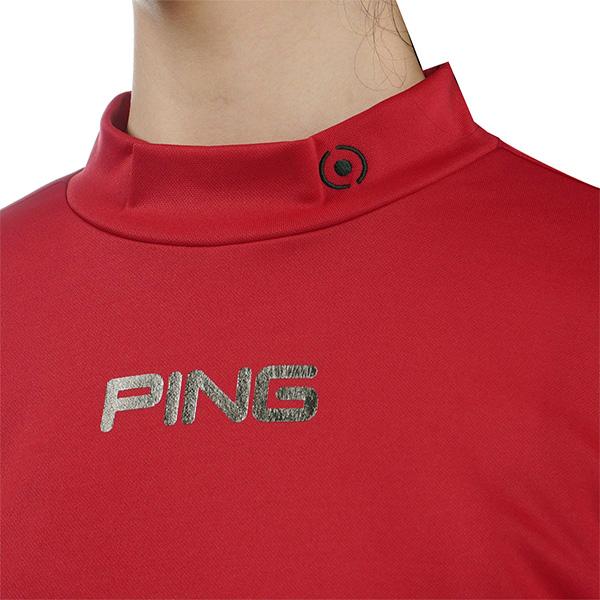 レディース ピン アパレル ゴルフウェア 長袖 ハイネックシャツ PINGロゴスムース 622-2269904 トップス PING APPAREL 秋冬ウェア 秋冬モデル 22FW 女性用 ...
