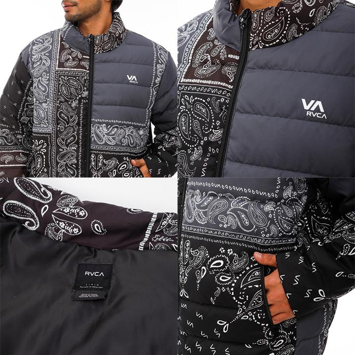 RVCA ルーカ 長袖 フルジップ ダウンジャケット BREEZY PUFFER JACKET メンズ BD042784 トップス アウター 2023年秋冬モデル 秋冬ウェア : ゴルフ ...