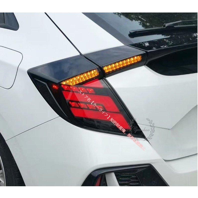 ホンダ HONDA シビック CIVIC ハッチバック FK7 FK8 type-R LEDテールランプ 流れるウインカー シーケンシャル テールライト 左右セット : カーライフ - 通販 ...