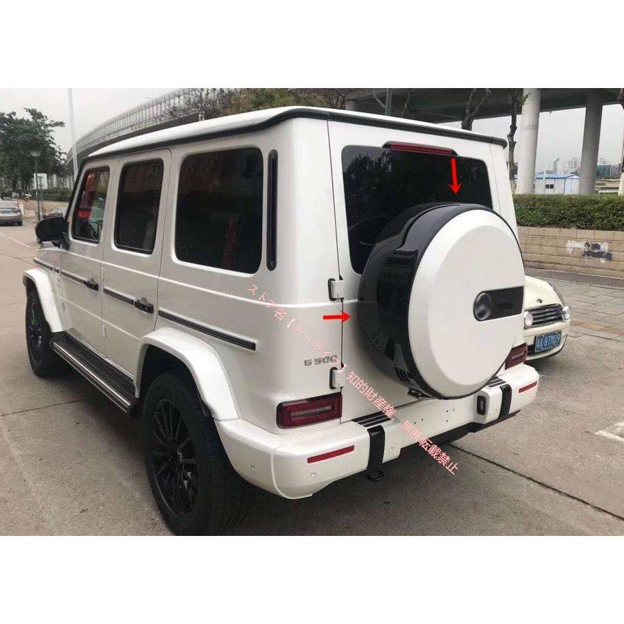 Mercedes-Benz メルセデス ベンツ BENZ Gクラス W463 W463Aステンレス スペアタイヤカバーアウトゲレンデ 艶あり ...