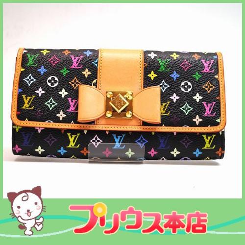 LOUIS VUITTON ルイ・ヴィトン モノグラムマルチ ポルトフォイユサラヌー 二つ折り長財布 M60278 レディース c005 ...