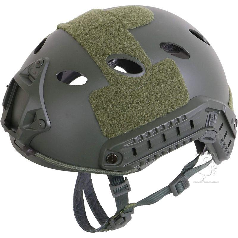 SHENKEL FAST HELMET ファストヘルメット PJタイプ 4点式あご紐ヘルメット (OD) レプリカ 米軍装備 サバゲー me :20220914084537-00121:Y清右 ...