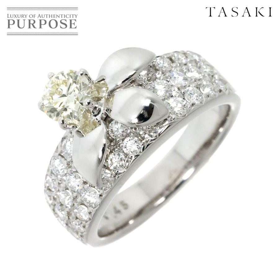TASAKI タサキ 12号 リング ダイヤ 0.45ct/0.75ct K18 WG ホワイトゴールド 750 指輪 田崎真珠 Diamond Ring 90229718 : PURPOSE ...