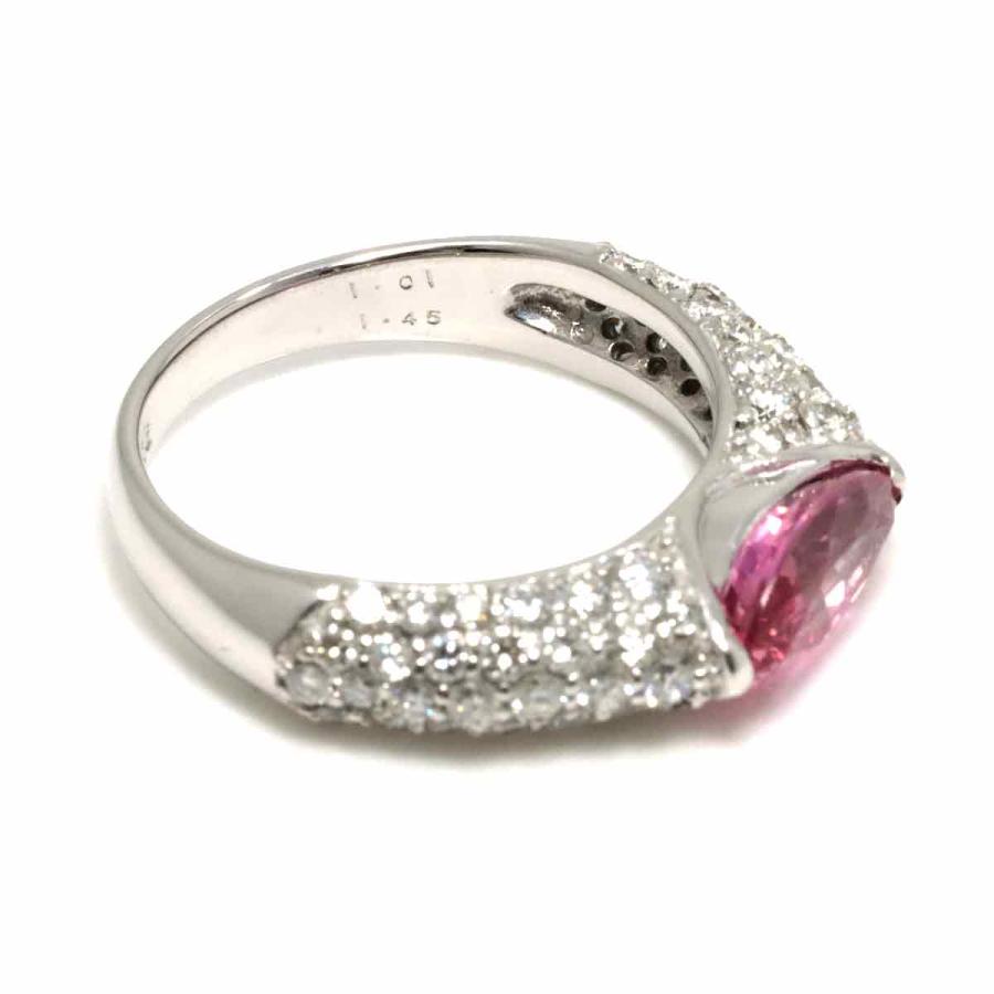 ポンテヴェキオ Ponte Vecchio 11号 リング ピンクサファイヤ 1.45ct ダイヤ 1.01ct K18 WG 750 指輪 Ring【ソーティング】 90239633 : ...