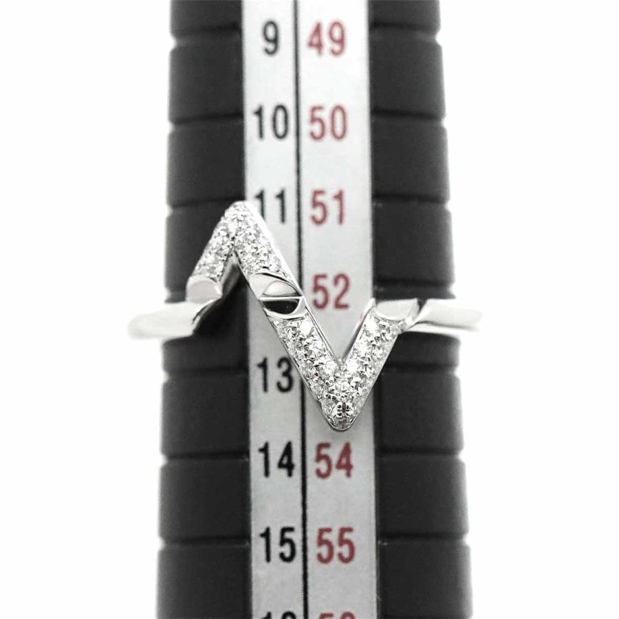 LOUIS VUITTON ルイ ヴィトン ヴォルト アップサイド ダウン #52 リング ダイヤ K18 WG 750 指輪 Diamond Ring 90240900 : PURPOSE ...