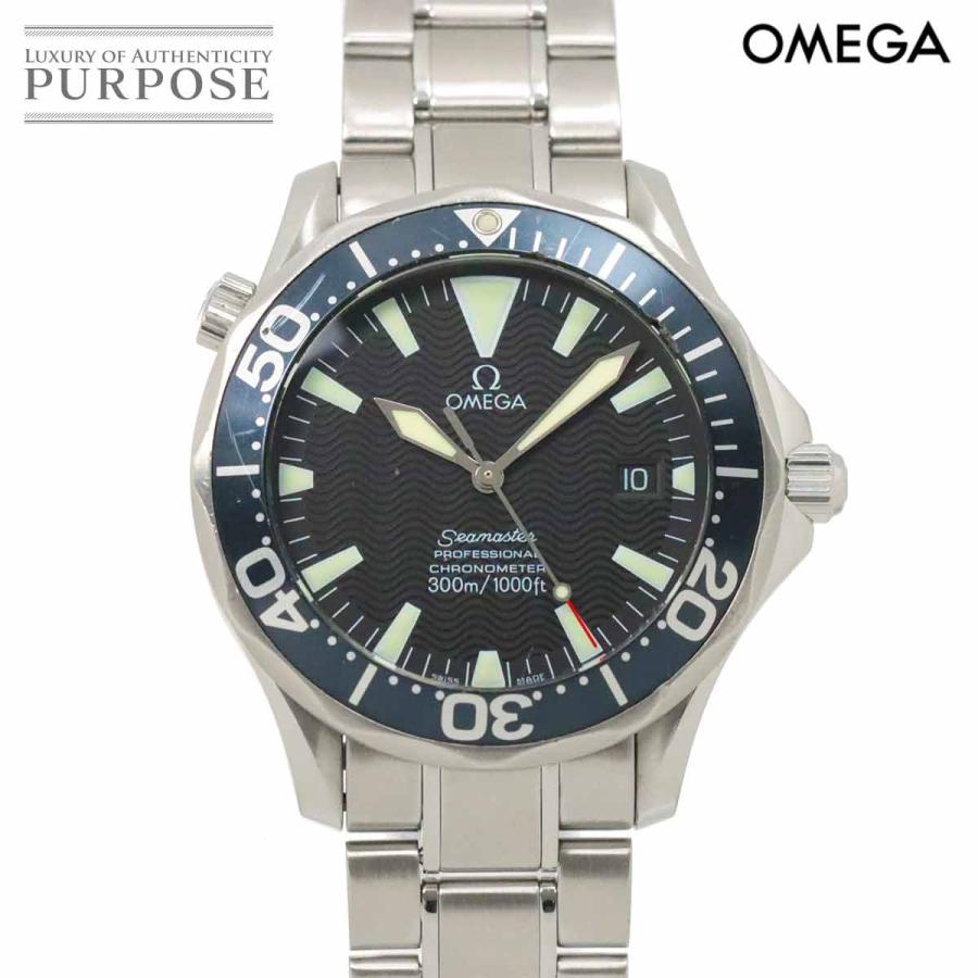 OMEGA オメガ シーマスター プロフェッショナル 300m 2254 50 メンズ 腕時計 デイト ブラック オートマ 自動巻き ...