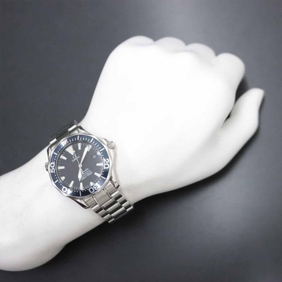 OMEGA オメガ シーマスター プロフェッショナル 300m 2254 50 メンズ 腕時計 デイト ブラック オートマ 自動巻き ...