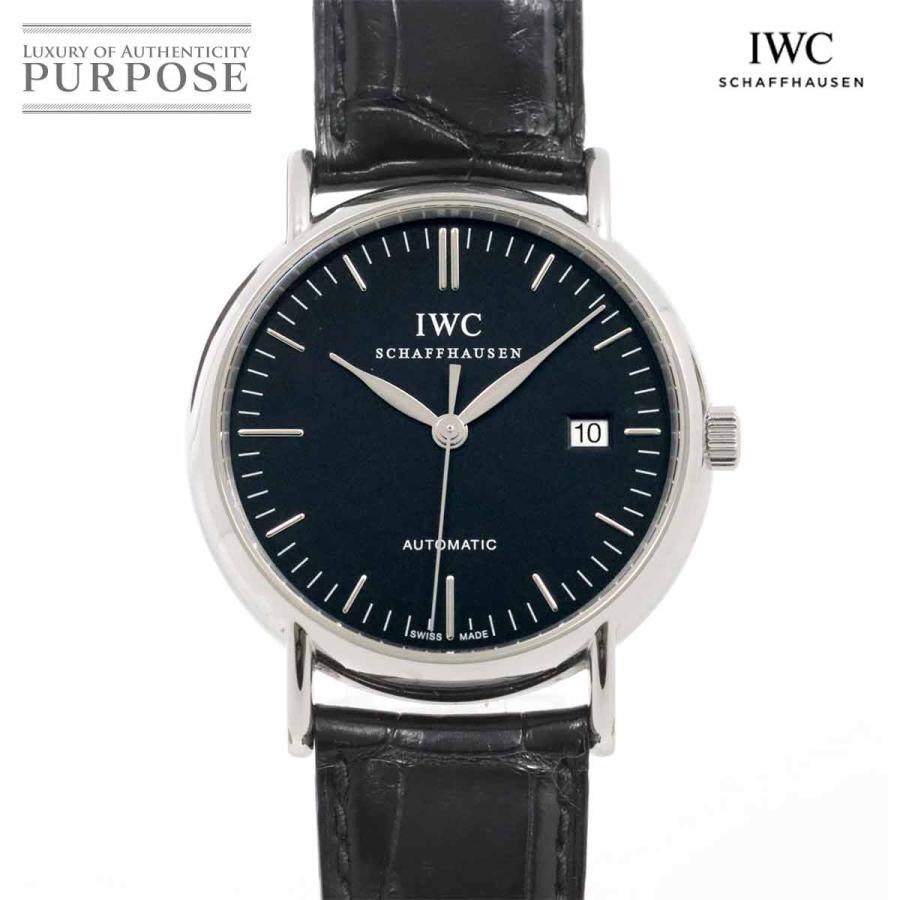 IWC SCHAFFHAUSEN ポートフィノ IW356308 メンズ 腕時計 デイト ブラック 自動巻き インターナショナル ウォッチ ...