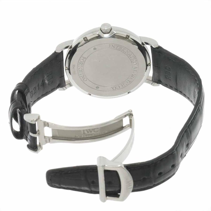 IWC SCHAFFHAUSEN ポートフィノ IW356308 メンズ 腕時計 デイト ブラック 自動巻き インターナショナル ウォッチ ...