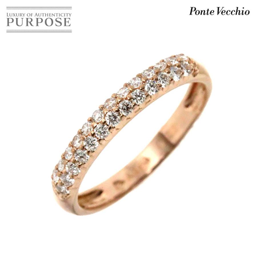 ポンテヴェキオ Ponte Vecchio 5号 リング ダイヤ 0.21ct K18 PG ピンクゴールド 750 指輪 Diamond Ring 90248049 : 90248049 ...