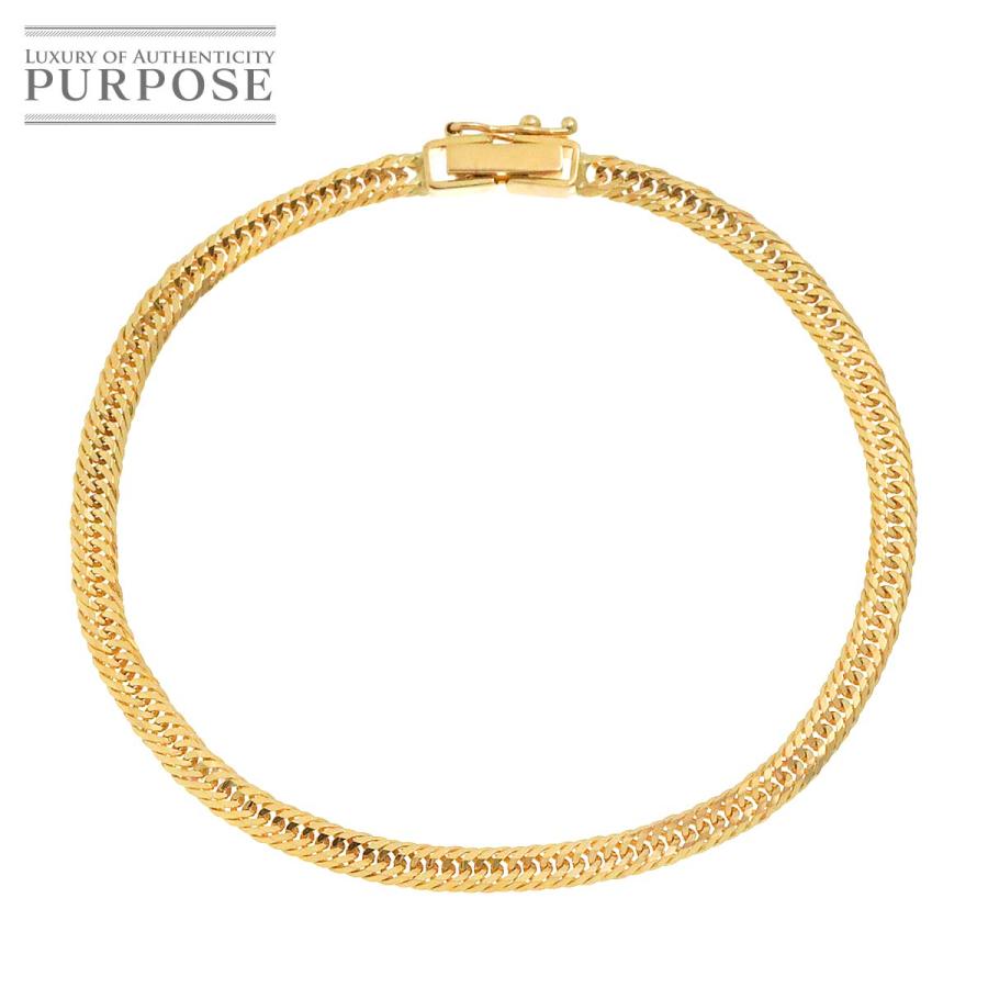 K18 喜平 ブレスレット 16cm 8面トリプル 4.5g 幅 3.1mm イエローゴールド 750 キヘイ kihei bracelet 90254530 : 90254530 ...