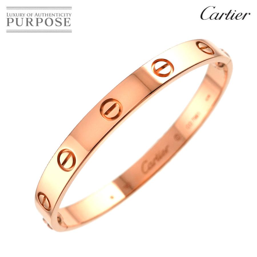 カルティエ Cartier ラブ ブレス #16 K18 PG ピンクゴールド 750 ブレスレット バングル Love Bracelet 90256678 : 90256678 ...