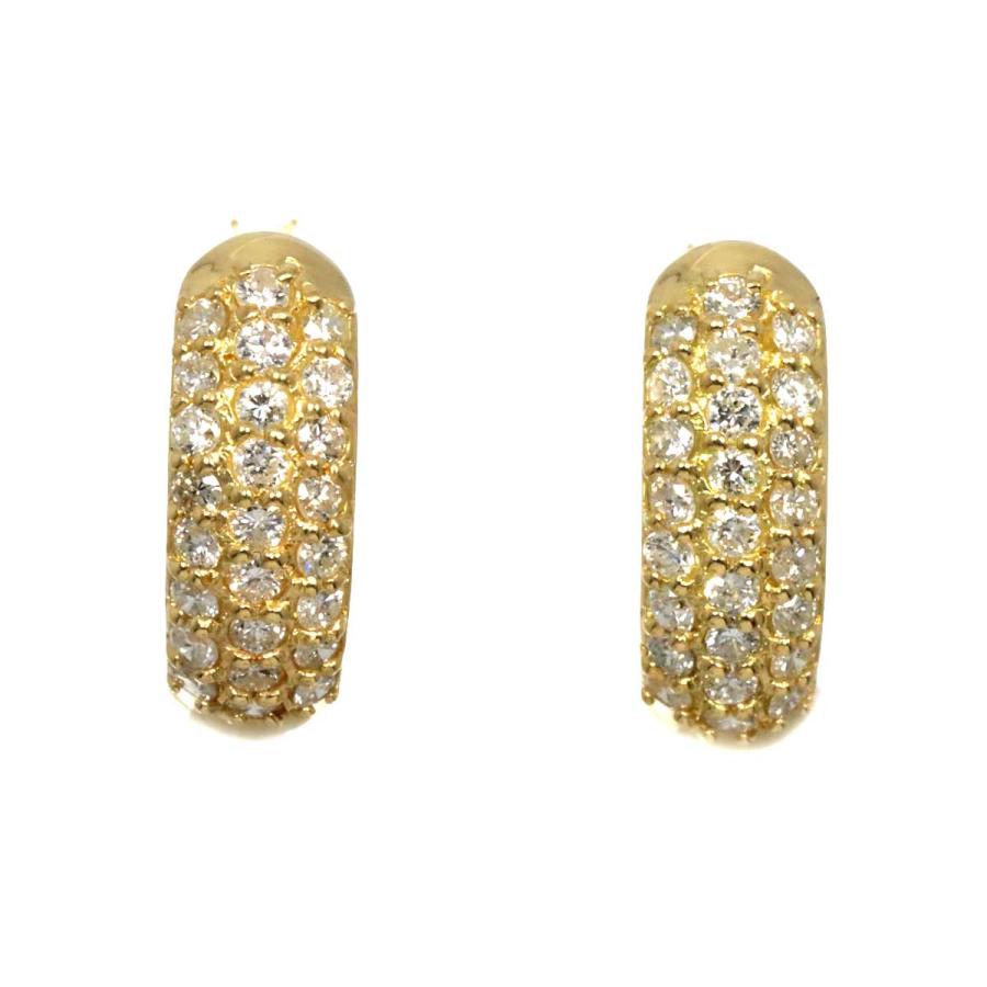 ダイヤ 0.25ct/0.25ct ピアス K18 YG イエローゴールド 750 Diamond Earrings Pierced 90258369 : 90258369 : PURPOSE ...