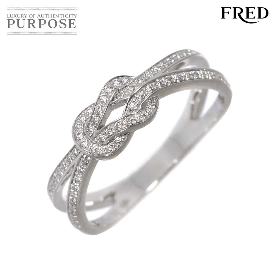 フレッド FRED シャンス アンフィニ スモール #49 リング ダイヤ K18 WG 750 指輪 Chance Infinie Ring【証明書付き】 90258539 : ...