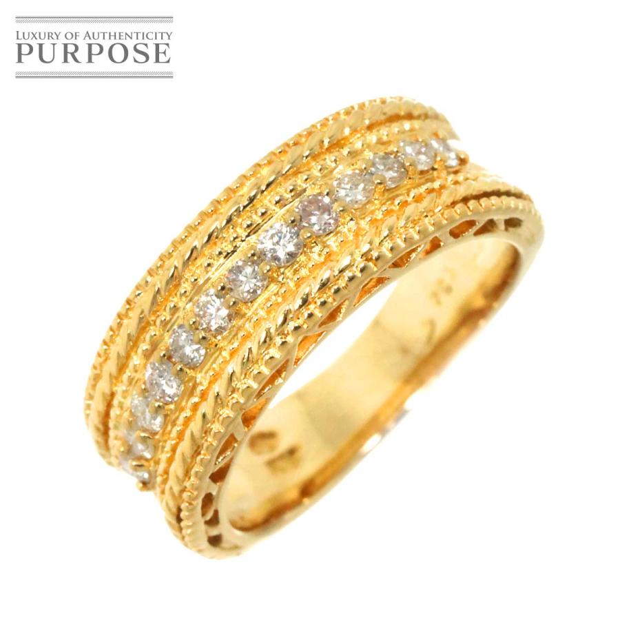 リング 10号 ダイヤ 0.34ct K18 YG イエローゴールド 750 指輪 Diamond Ring 90258574 : 90258574 : PURPOSEパーパス・ヤフー店 ...