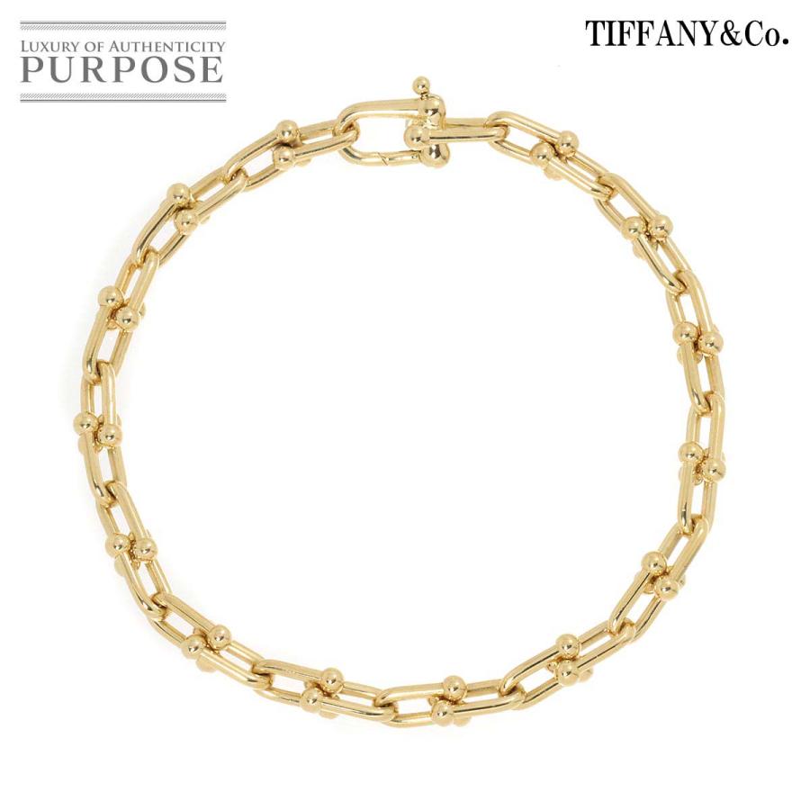 ティファニー TIFFANY&Co. ハードウェア リンク スモール ブレスレット 20cm K18 YG イエローゴールド 750 Bracelet 90259247 : 90259247 ...