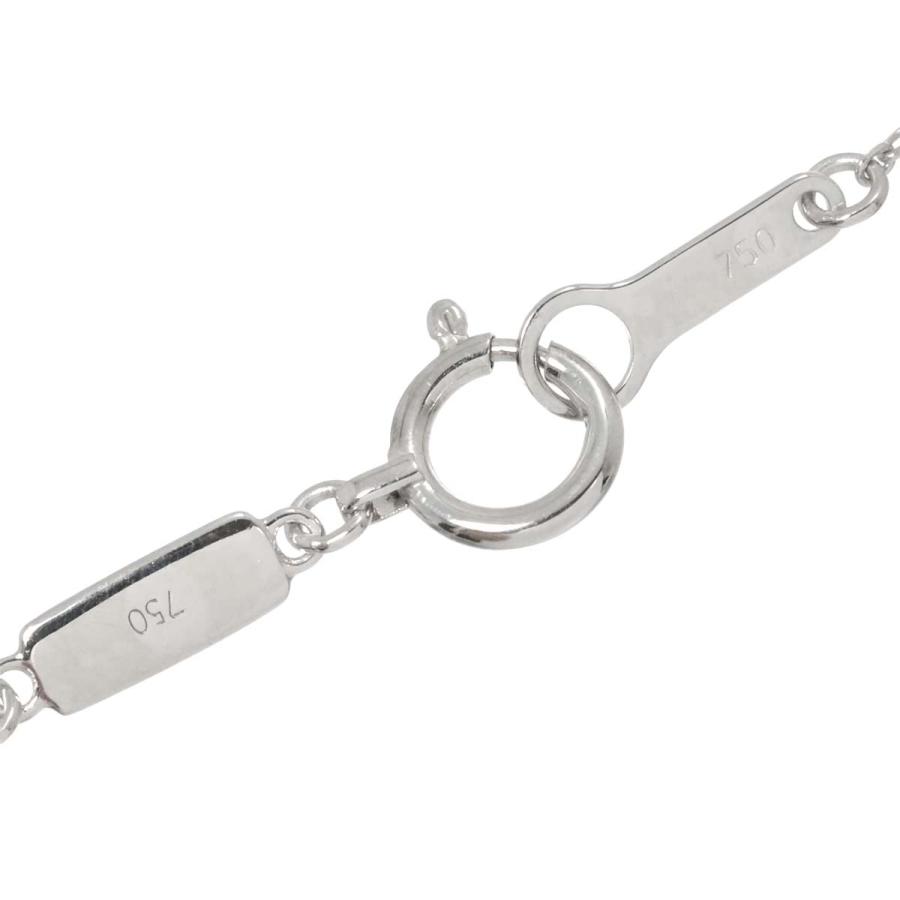 タサキ TASAKI アコヤ真珠 7.6mm ダイヤ 0.07/0.02ct ネックレス 45cm K18 WG PG ホワイト ピンクゴールド 750 田崎真珠 Necklace ...