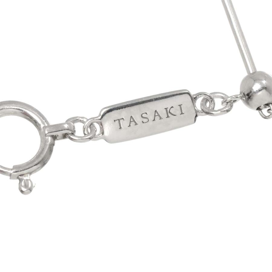 タサキ TASAKI アコヤ真珠 7.6mm ダイヤ 0.07/0.02ct ネックレス 45cm K18 WG PG ホワイト ピンクゴールド 750 田崎真珠 Necklace ...