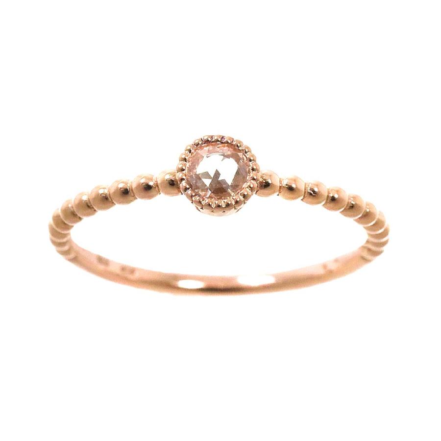 エテ ete 9号 リング ダイヤ 0.10ct K18 PG ピンクゴールド 750 指輪 Diamond Ring 90262245 : 90262245 : PURPOSEパーパス ...
