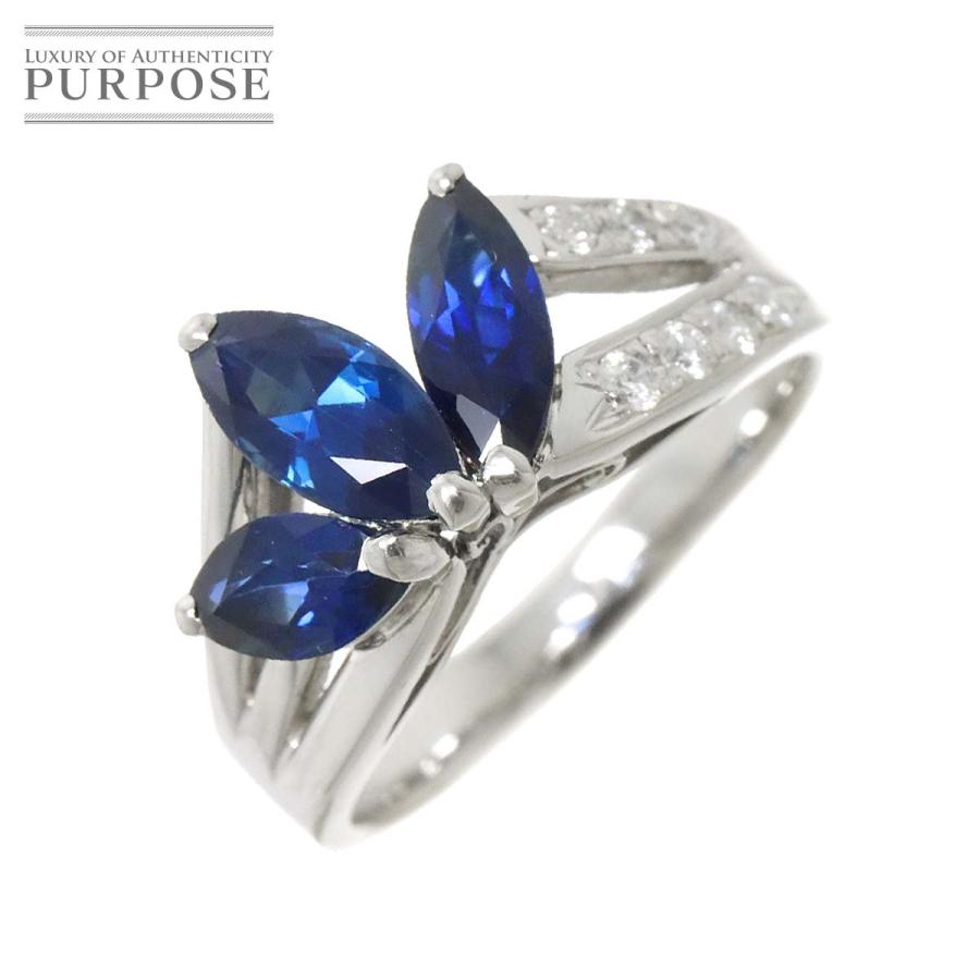 リング 14号 サファイヤ 2.14ct ダイヤ 0.21ct Pt プラチナ 指輪 Sapphire Ring 90262759 : 90262759 : PURPOSEパーパス・ヤフー店 ...