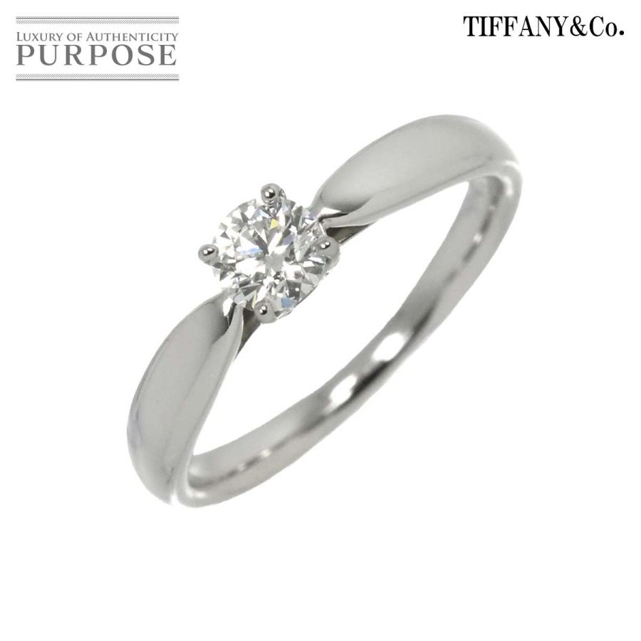 TIFFANY&Co. ティファニー ハーモニー ダイヤ 0.24ct I/VS1/3EX 5号 リング Pt プラチナ 指輪 Diamond Ring 【鑑定書付き】 90263278 ...