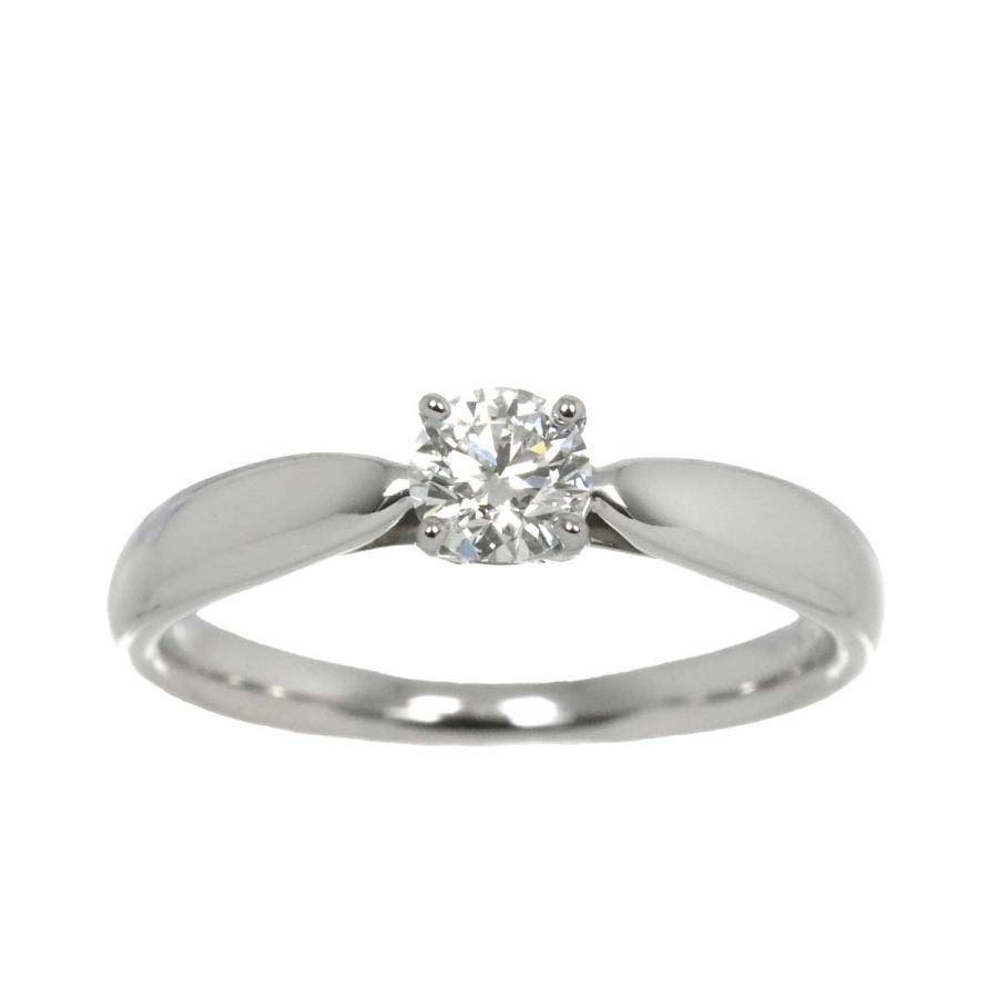 TIFFANY&Co. ティファニー ハーモニー ダイヤ 0.24ct I/VS1/3EX 5号 リング Pt プラチナ 指輪 Diamond Ring 【鑑定書付き】 90263278 ...