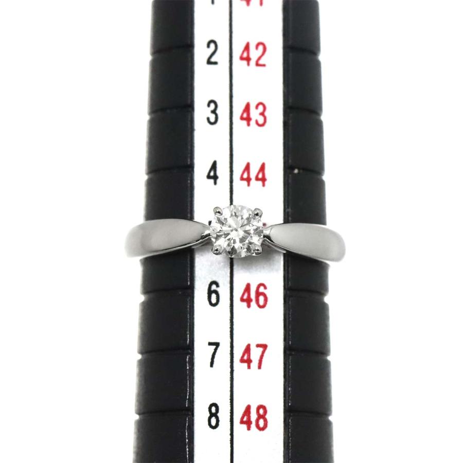 TIFFANY&Co. ティファニー ハーモニー ダイヤ 0.24ct I/VS1/3EX 5号 リング Pt プラチナ 指輪 Diamond Ring 【鑑定書付き】 90263278 ...