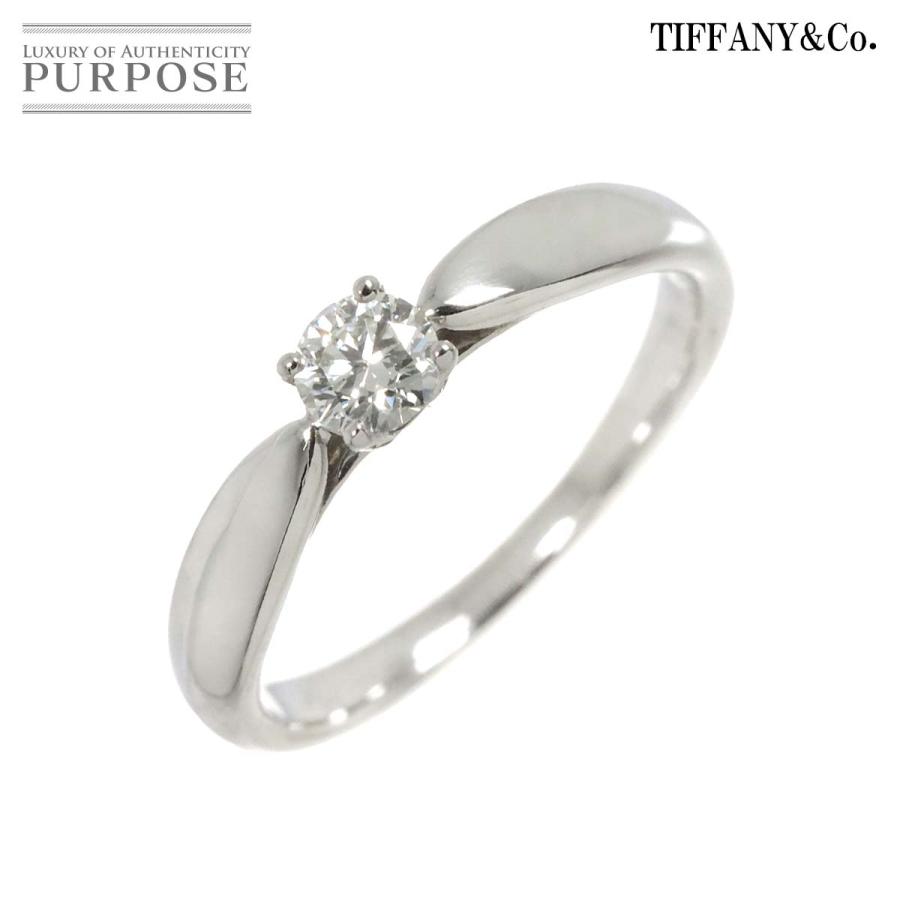 TIFFANY&Co. ティファニー TIFFANY&CO. ハーモニー ダイヤ 0.18ct H/VS1/3EX 7号 リング Pt プラチナ 指輪 Harmony Ring 【鑑定書付き ...