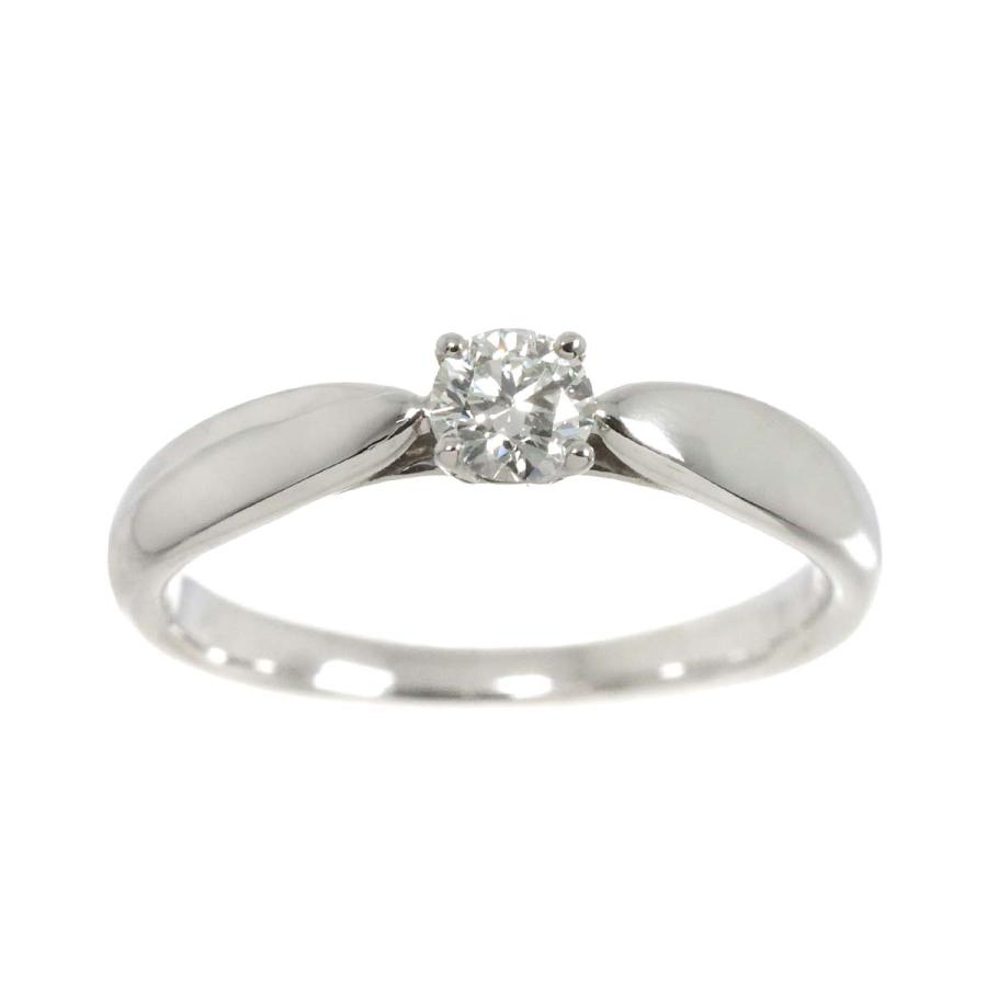 TIFFANY&Co. ティファニー TIFFANY&CO. ハーモニー ダイヤ 0.18ct H/VS1/3EX 7号 リング Pt プラチナ 指輪 Harmony Ring 【鑑定書付き ...