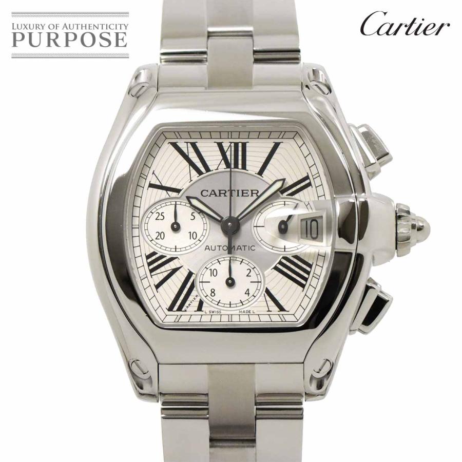 Cartier カルティエ ロードスター クロノグラフ W62019X6 メンズ 腕時計 デイト シルバー オートマ 自動巻き ウォッチ Roadster 90264212 : PURPOSE ...