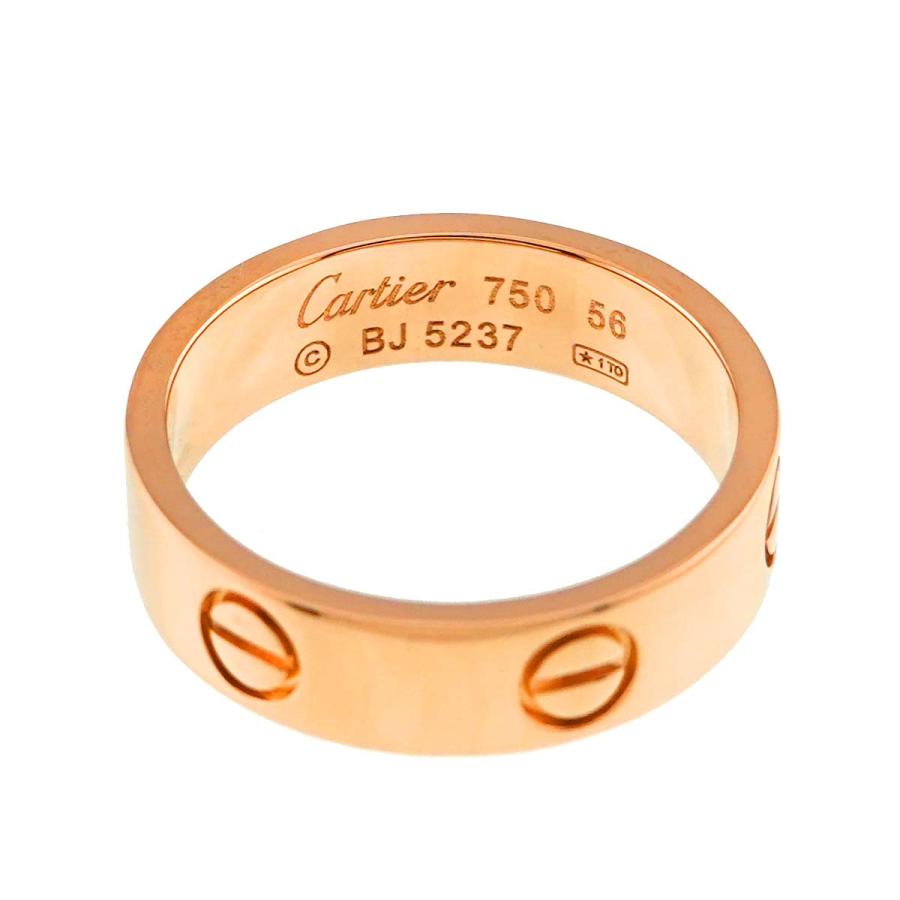 Cartier カルティエ ラブ #56 リング K18 PG ピンクゴールド 750 指輪 Love Ring 90265666 : PURPOSEパーパス・ヤフー店 - 通販 ...