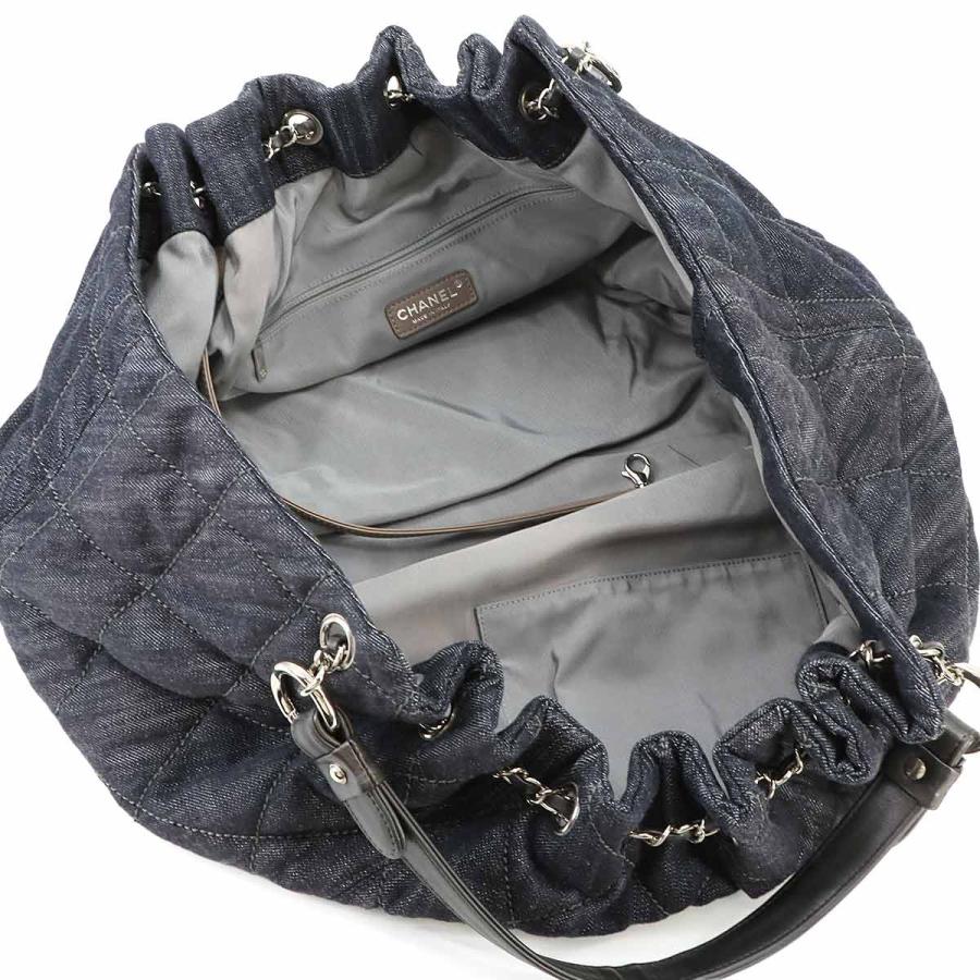シャネル バッグ ココカバス GM トート バッグ デニム ネイビー ブラック A46887 レディース 90265861 【中古】ブランド CHANEL（シャネル） 美品 ココカバス GM トート バッグ デニム