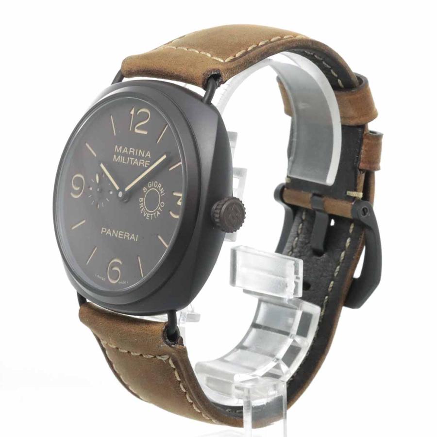 パネライ PANERAI ラジオミール コンポジット マリーナミリターレ 8デイズ PAM00339 メンズ 腕時計 ブラウン 手巻き ...