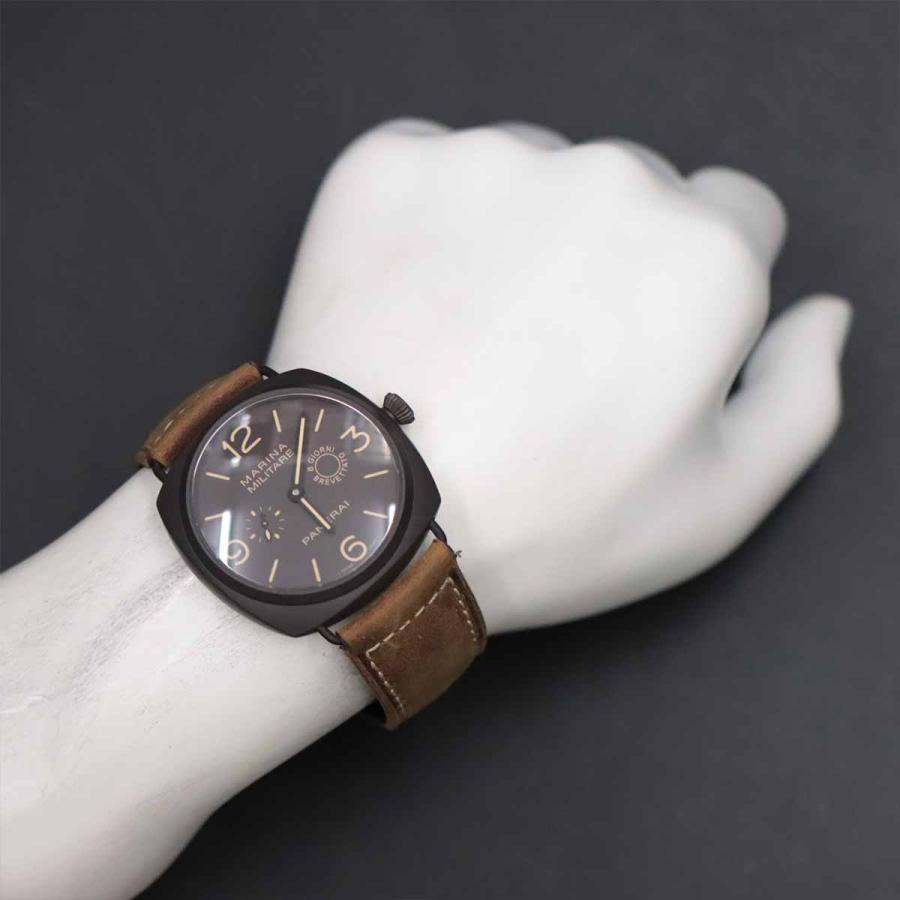 パネライ PANERAI ラジオミール コンポジット マリーナミリターレ 8デイズ PAM00339 メンズ 腕時計 ブラウン 手巻き ...