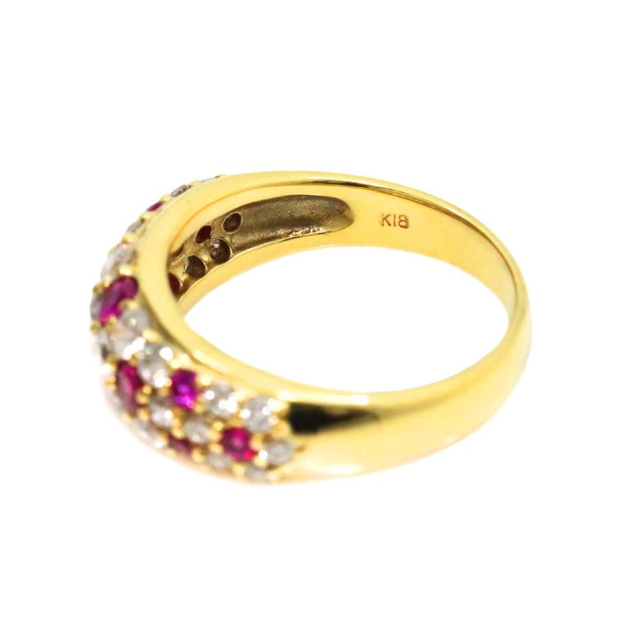 リング 10号 ルビー 0.45ct ダイヤ 0.82ct K18 YG イエローゴールド 750 指輪 Ruby Ring 90268011 : PURPOSEパーパス・ヤフー店 - 通販 ...
