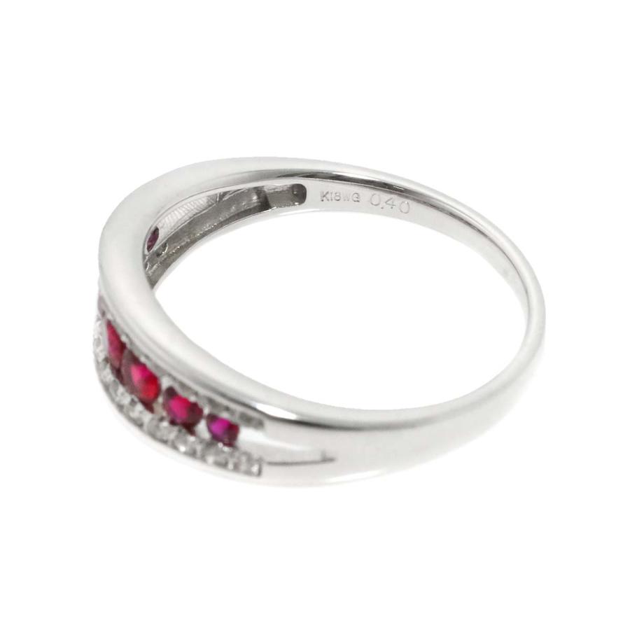 リング 12号 ルビー 0.40ct ダイヤ 0.24ct K18 WG ホワイトゴールド 750 指輪 Ruby Ring 90268053 : PURPOSEパーパス・ヤフー店 - 通販 ...